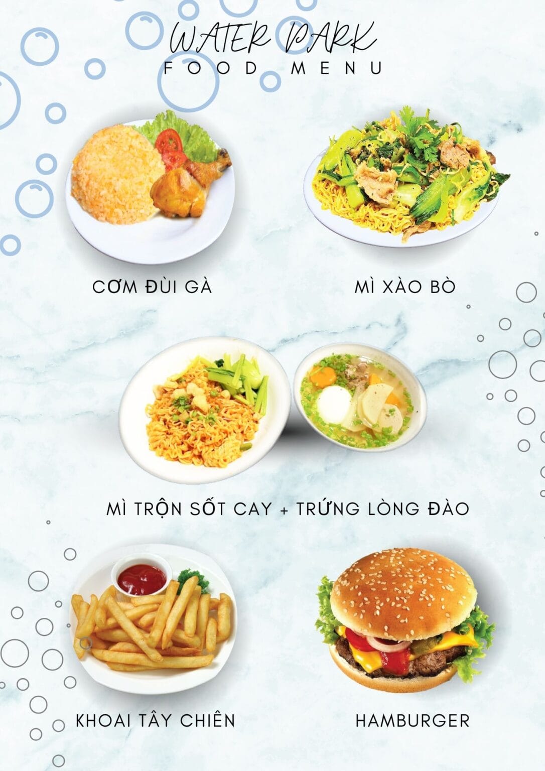 Thực Đơn Đầm Sen Nước - Đầm Sen Nước - Công viên nước Đầm Sen - Dam Sen ...